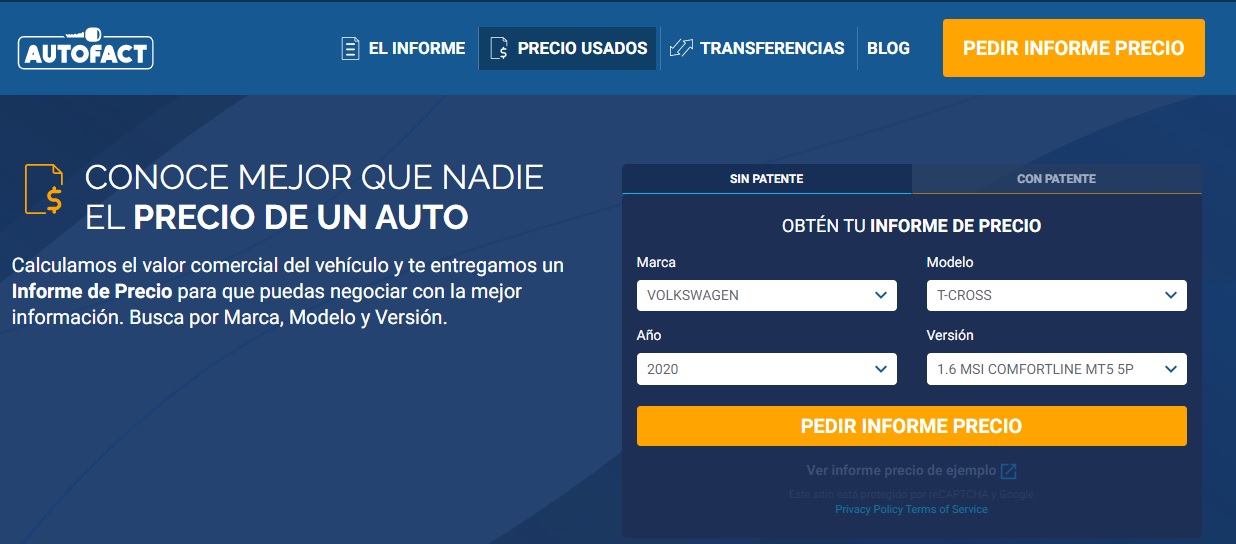 Valor comercial de autos usados, la herramienta GRATIS de Autofact ...